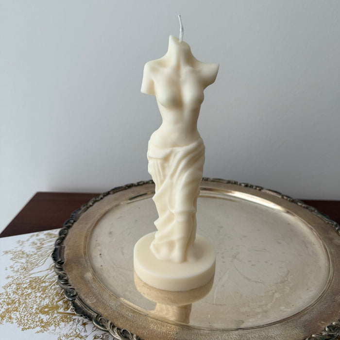 Candela scultorea Venus – Cera di soia naturale | Maison Kerì